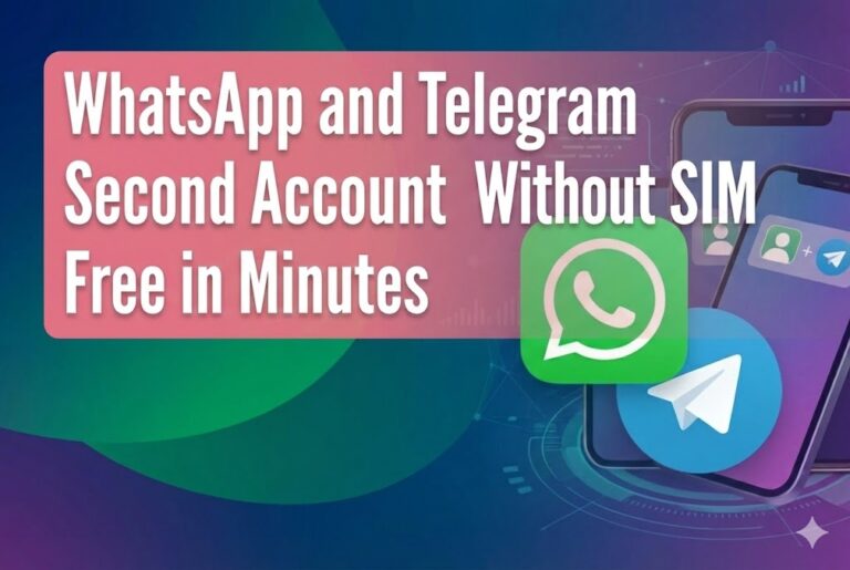 Deuxième compte WhatsApp et Telegram sans SIM gratuit en quelques ...